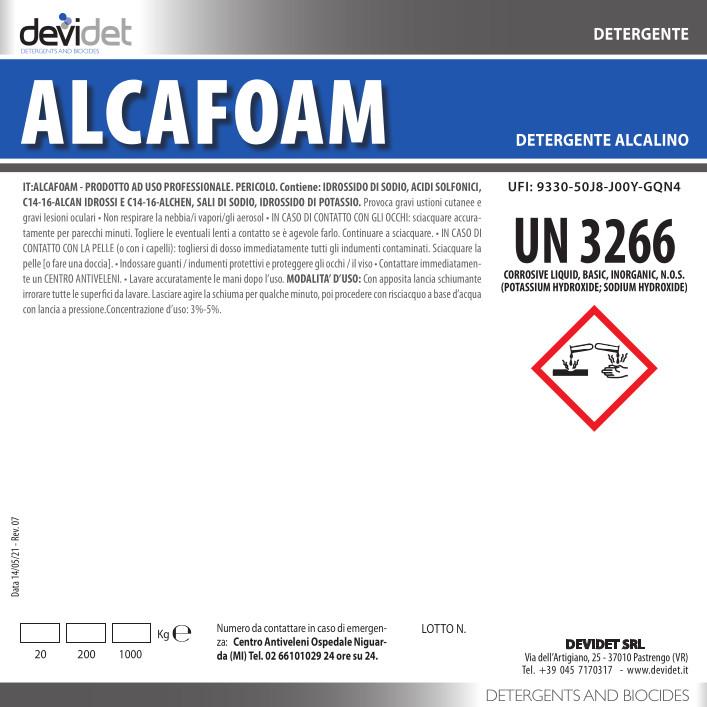 Devidet - Detergente Schiumogeno Residui Organici Alcafoam | Pulizia ...