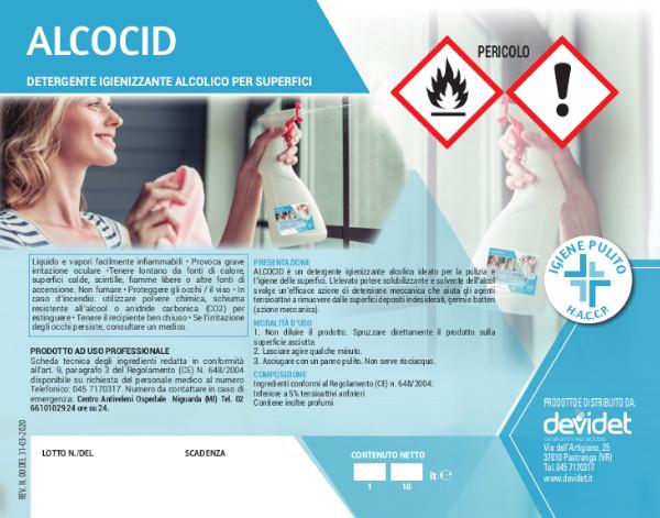 Devidet - Igienizzante Alcolico Superfici Alcocid | Pulizia impianti ...